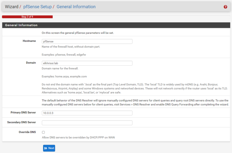 Installation Pfsense sur VMWare Workstation - Pandawan
